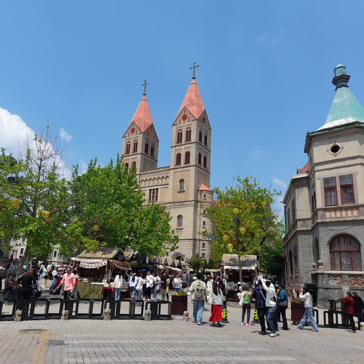 Old German Buildings in Qingdao, Shandong Province (China Travel)